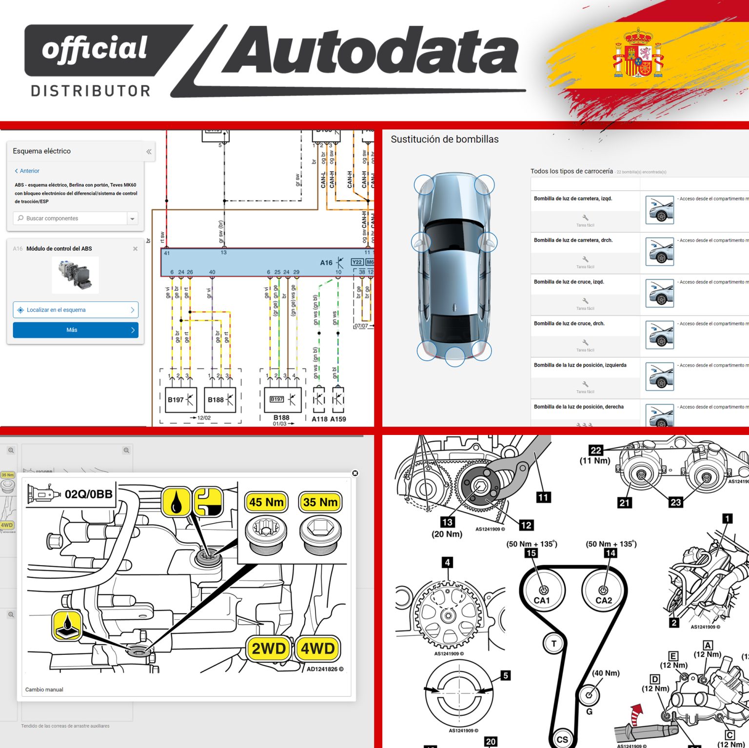 Autodata para coches y furgonetas | Mecainfo